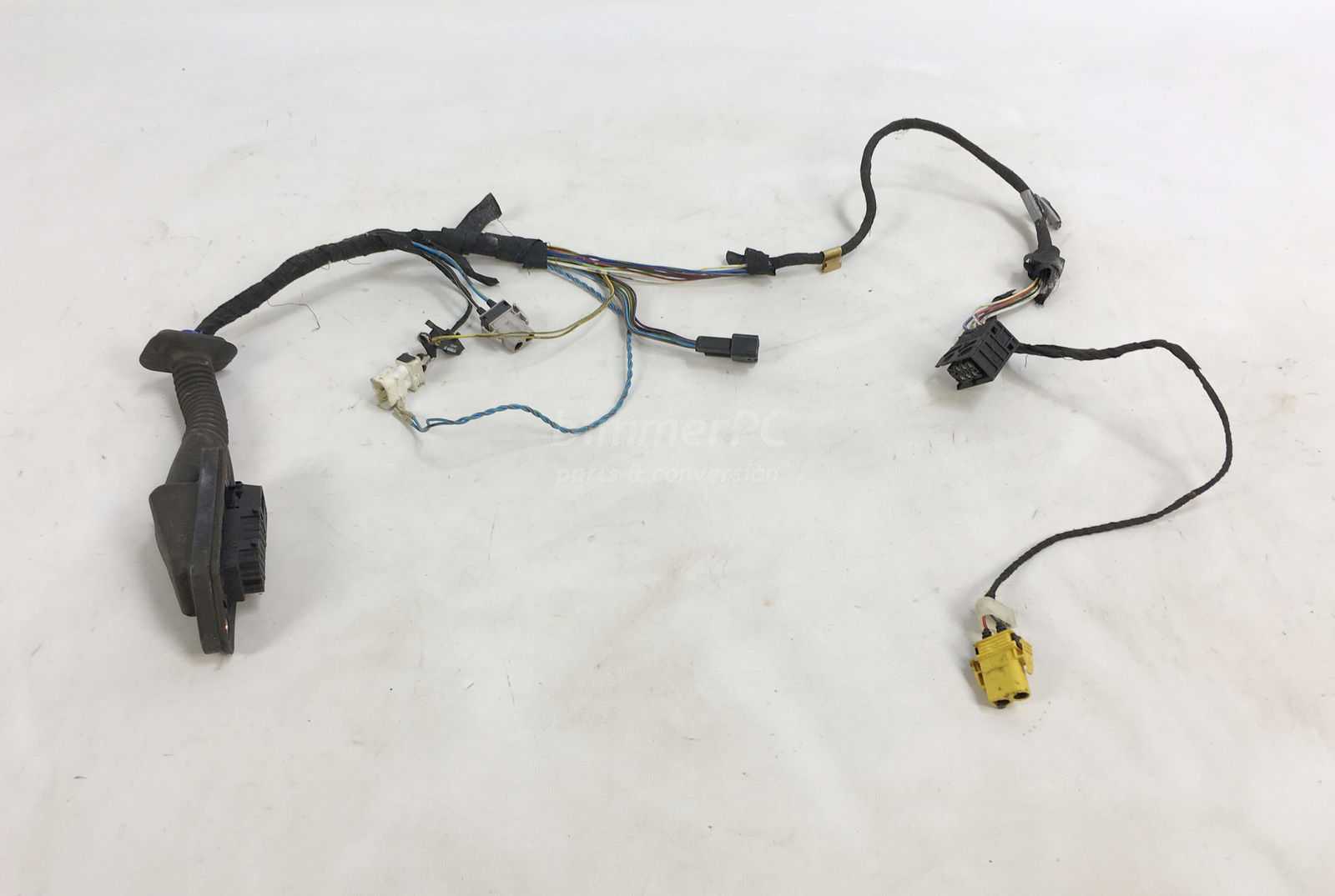 BMW E34 5-Series Right Front Passengers Memory Door Wiring Harness 1992 ...
