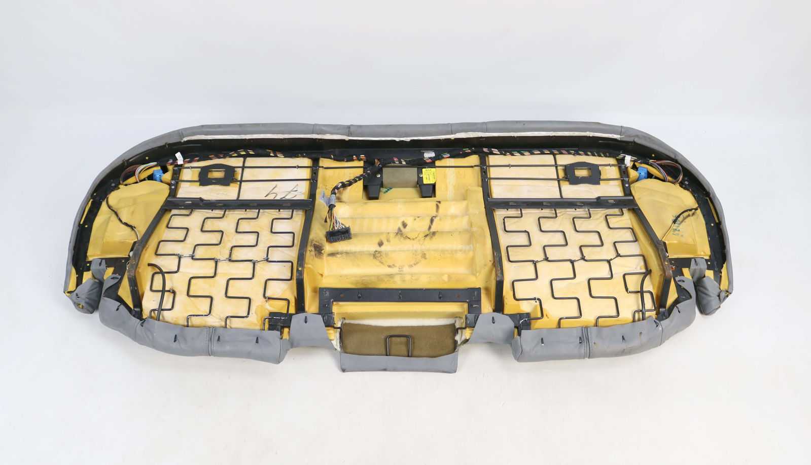 BMW E38 Gray Power Heated Leather Rear Seat Bench Bottom Cushion 1996 ...