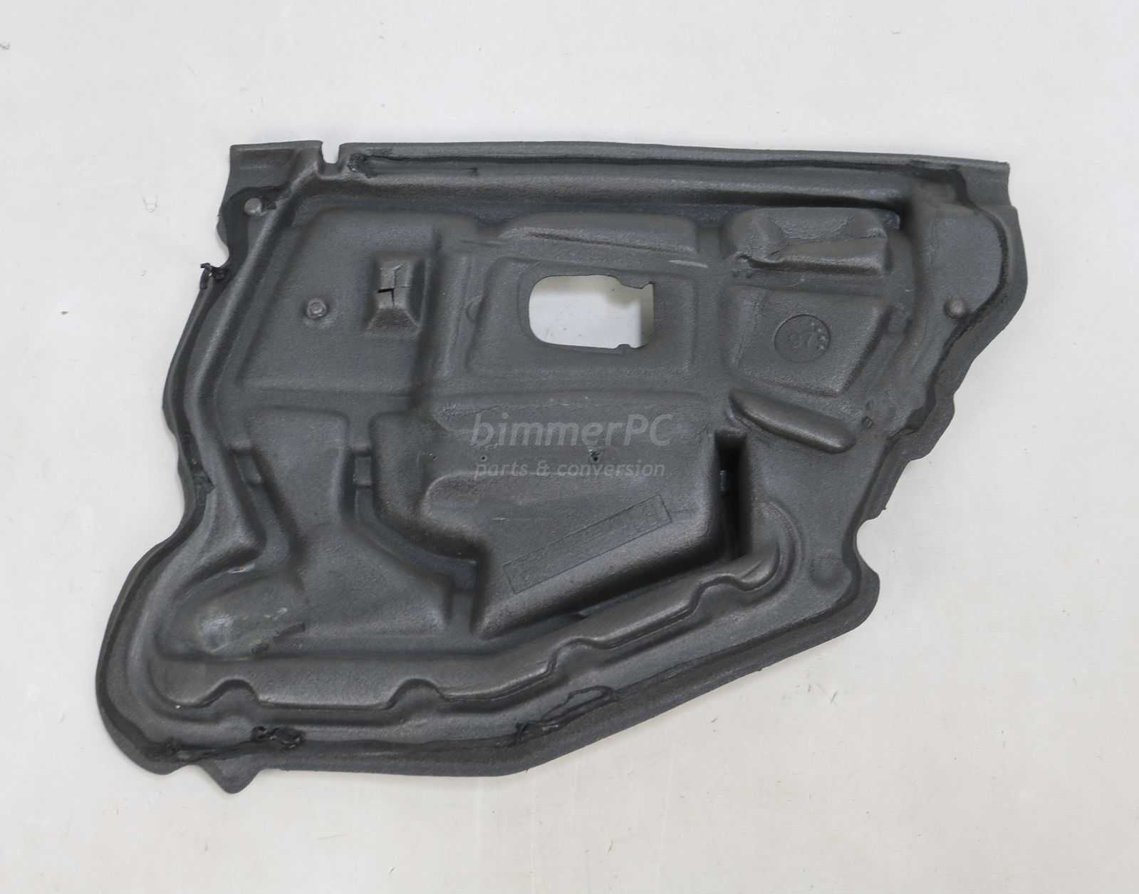 BMW E36 3-Series Left Rear Door Vapor Barrier Insulation Trim 1992-1998 ...