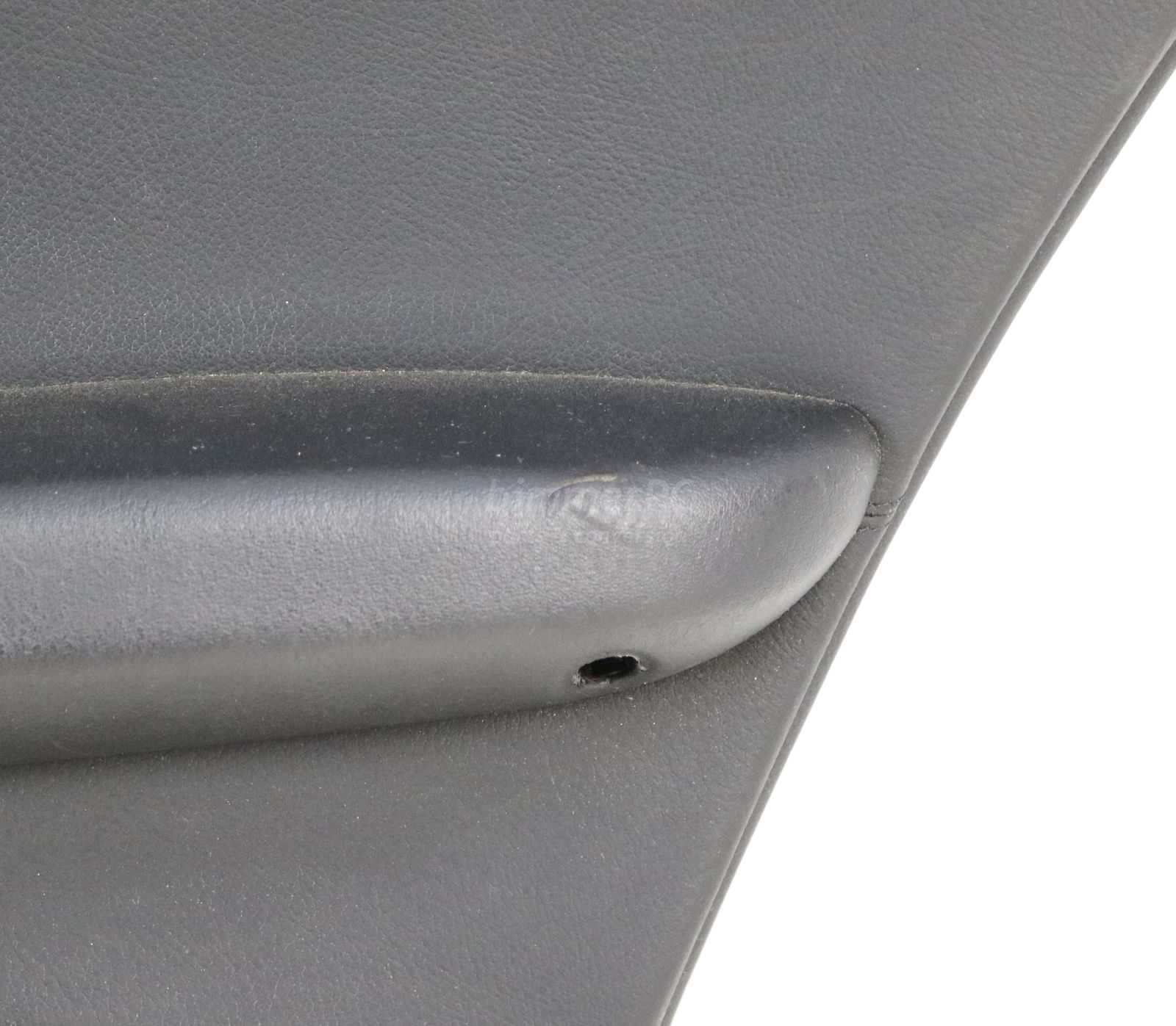 BMW E46 3-Series Black Leather Rear Right Door Panel Sedan 325i 1999 ...