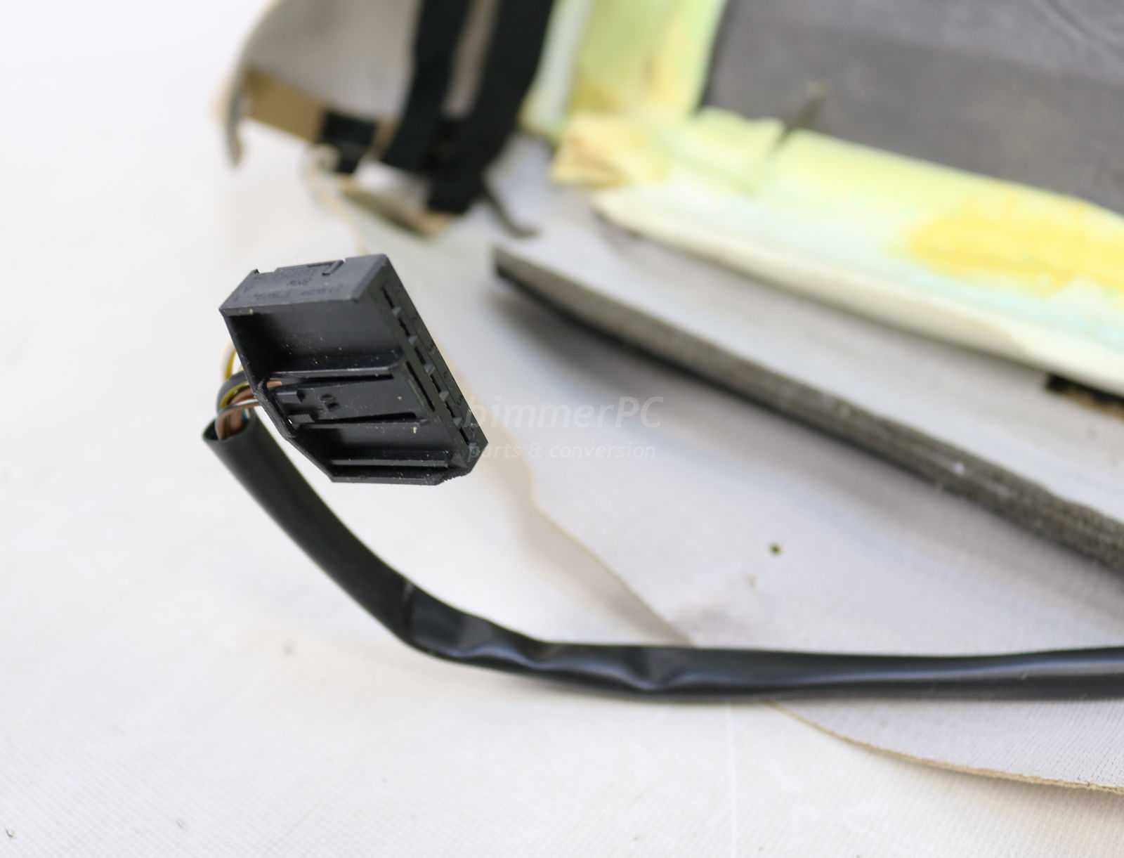 BMW E60 E65 Front Seat Active Comfort Backrest Cushion Beige Leather ...